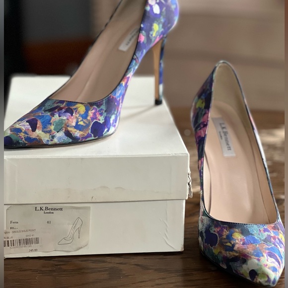 LK Bennett | Shoes | Lk Bennett Women High Heel Shoes Size 4 95 Us Fern ...